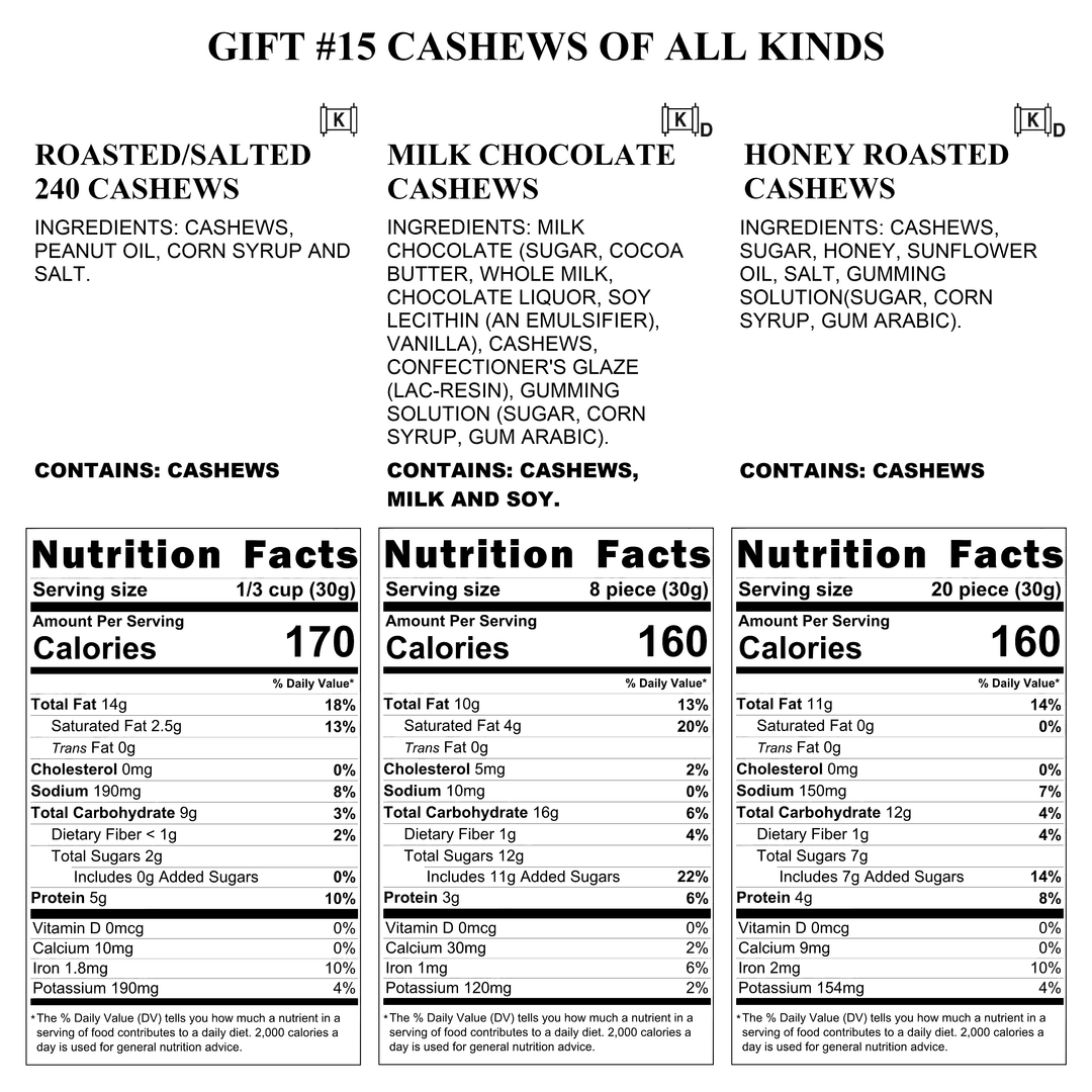 Cashew Gifts Box Sets - Western Nut Company – Western Nut Company Inc.