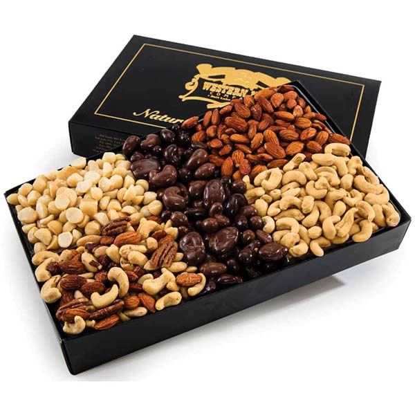 Premium Gift Box with Gourmet Nuts - Western Nut Company – Western Nut ...
